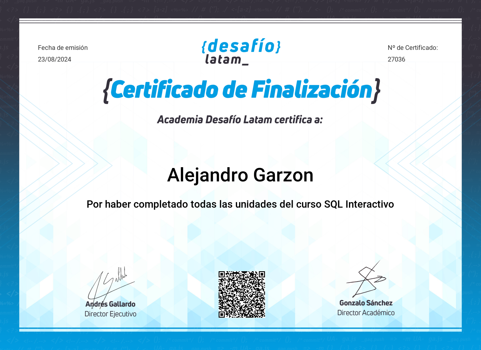 Alejandro Garzon - Coordinador de Producción | Analista de Datos | LinkedIn