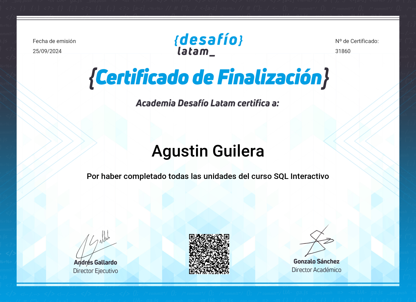 Agustín Guilera - Data Analyst | Data Viz | SQL | Power BI | Python | Estudiante de Desarrollo ...