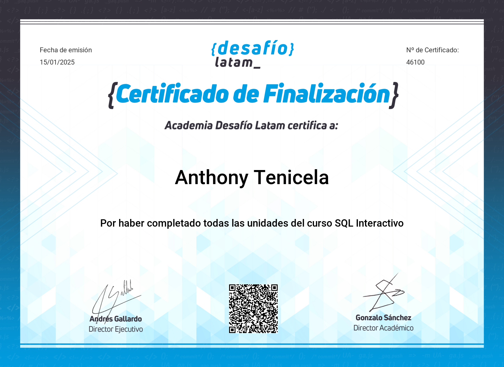 Anthony Tenicela Arana - Ing. Estadística Informática | Data Analytics ...