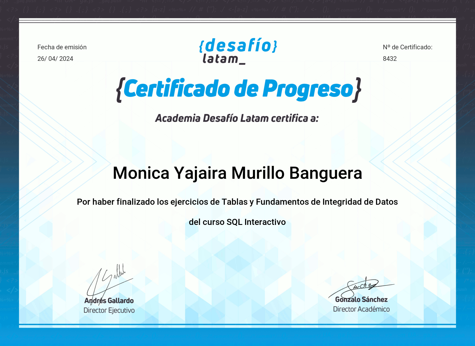 Monica M. - Analista Programador || Analista en ciberseguridad ...